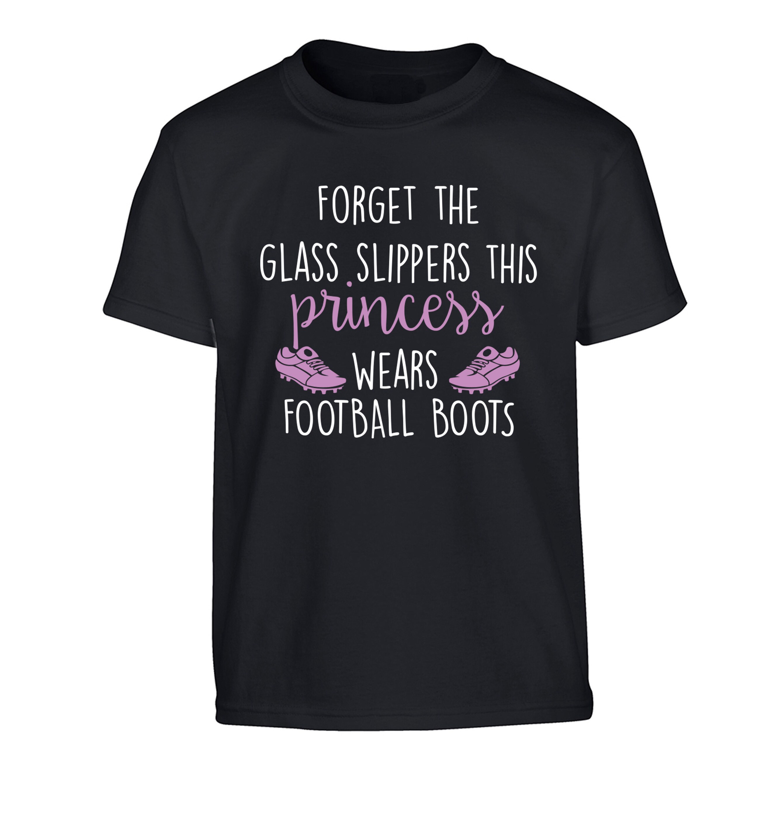 Princess Wears Football Boots Kid's T-shirt Sport - Etsy UK