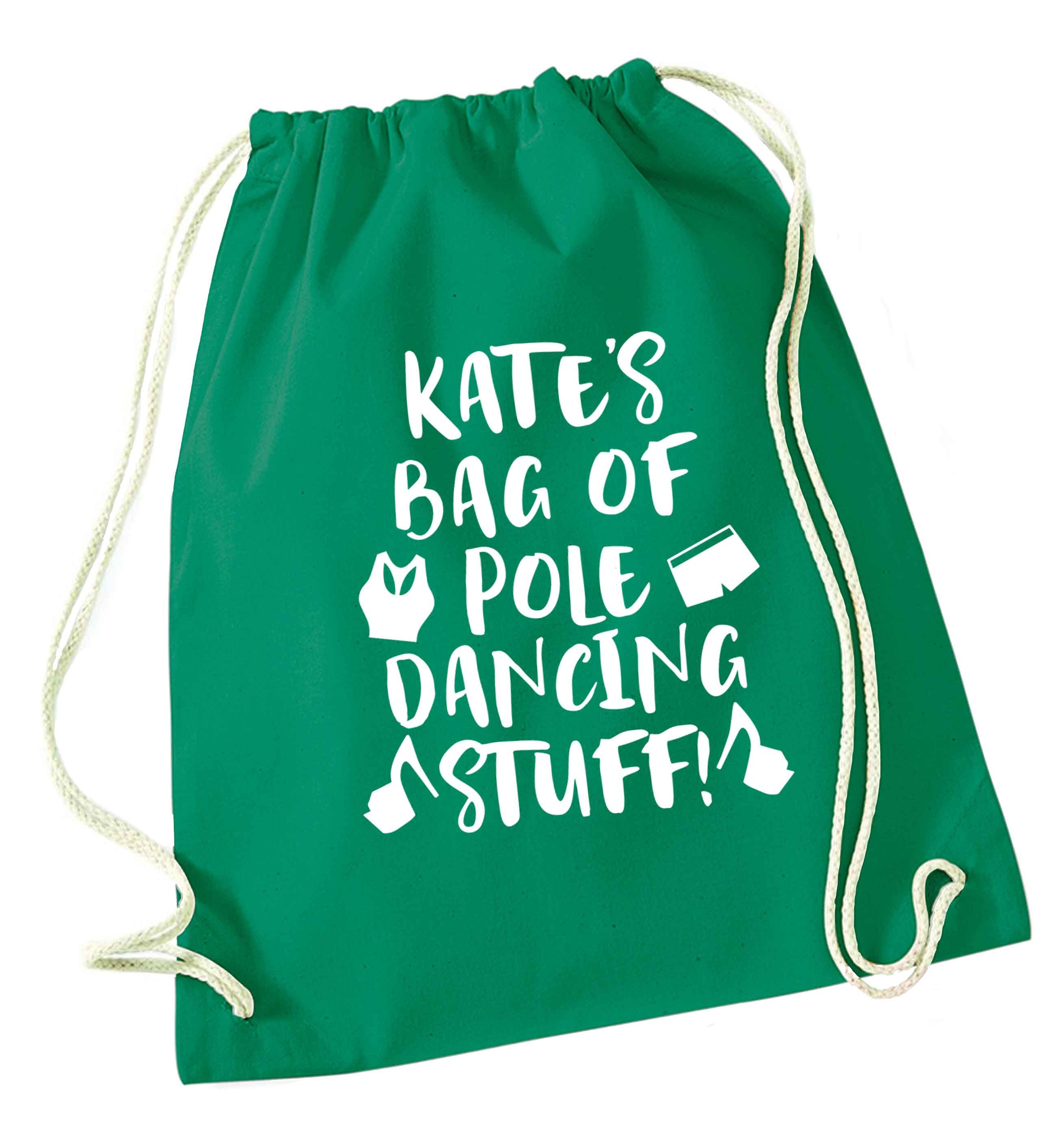 Bag Full of Pole Dancing Stuff Drawstring Bag Personalised - Etsy