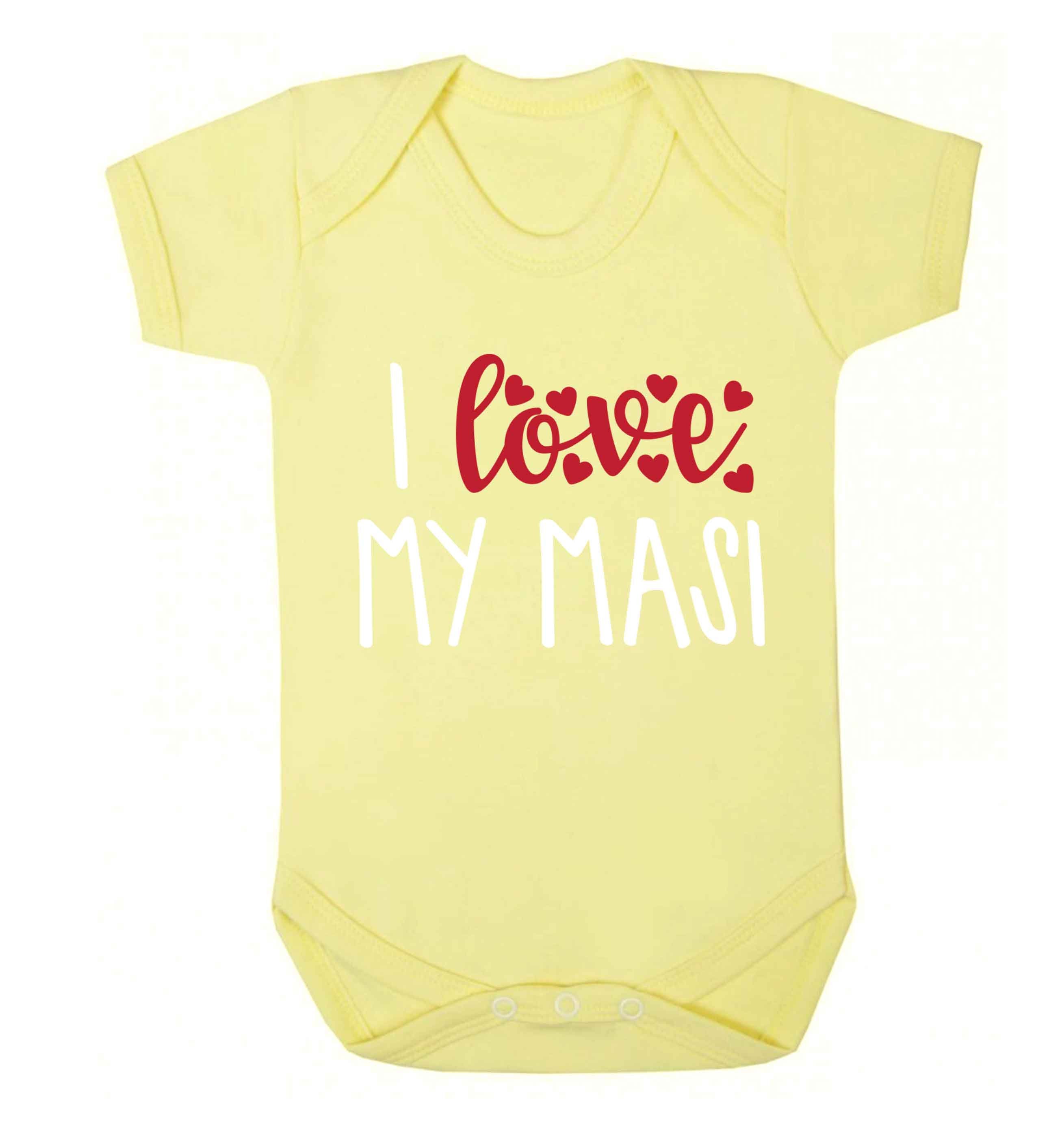 I Love My Masi, Baby Vest / Bodysuit Baby Shower Birthday Family Auntie ...