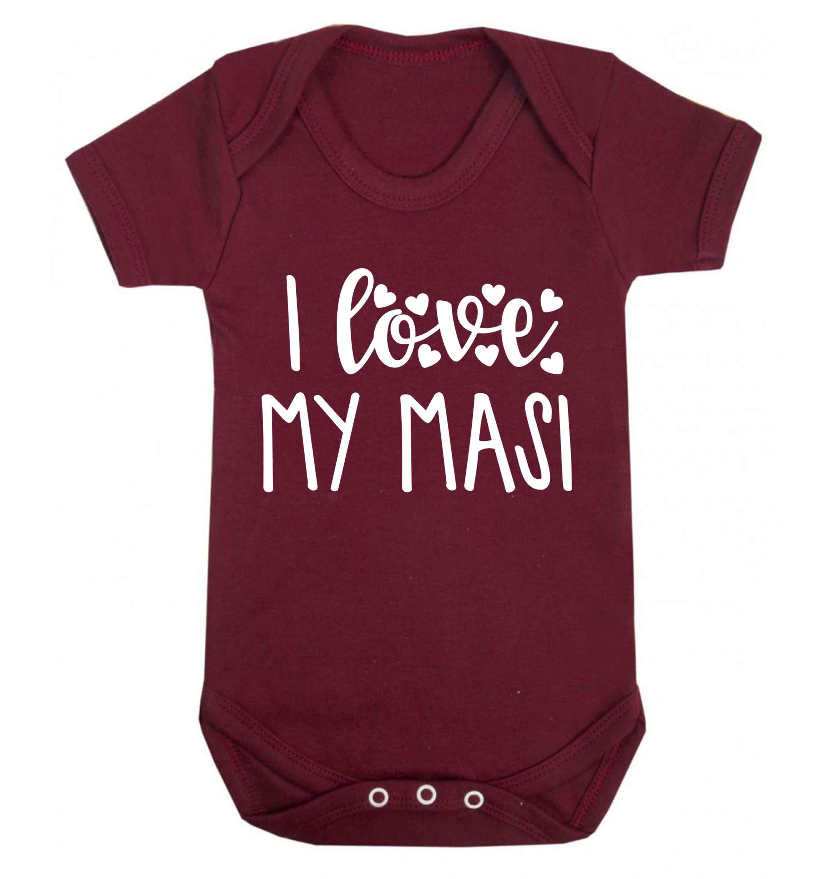 I Love My Masi, Baby Vest / Bodysuit Baby Shower Birthday Family Auntie ...