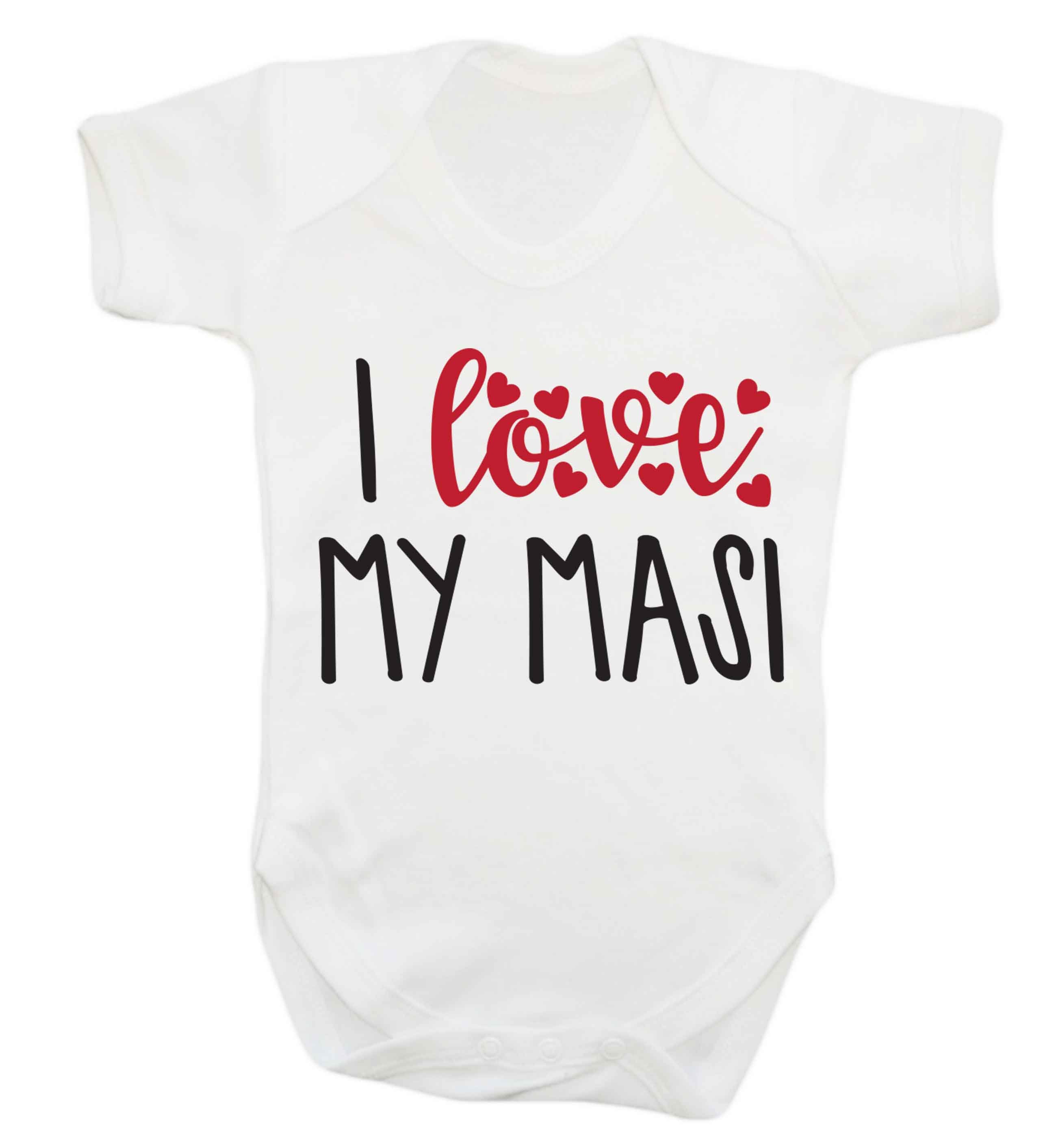 I Love My Masi, Baby Vest / Bodysuit Baby Shower Birthday Family Auntie ...
