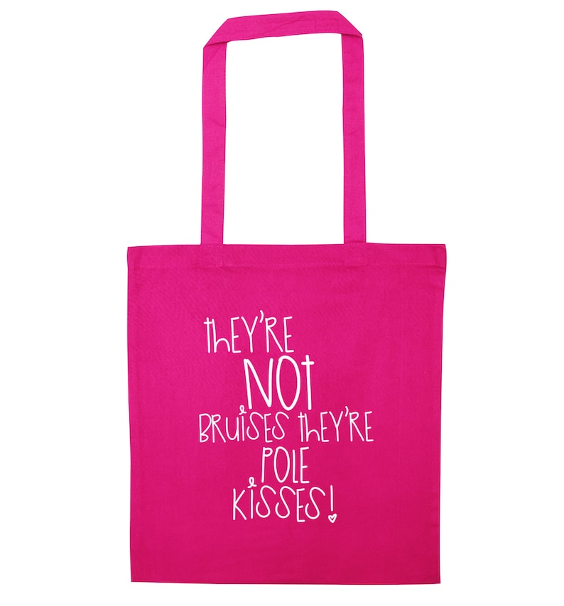 Pole Kisses, Tote Bag Pole Dancing Dancer Fitness Class Workout Gym ...