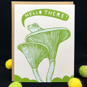 Spring Frog Card - Etsy