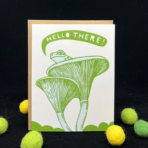 Spring Frog Card - Etsy