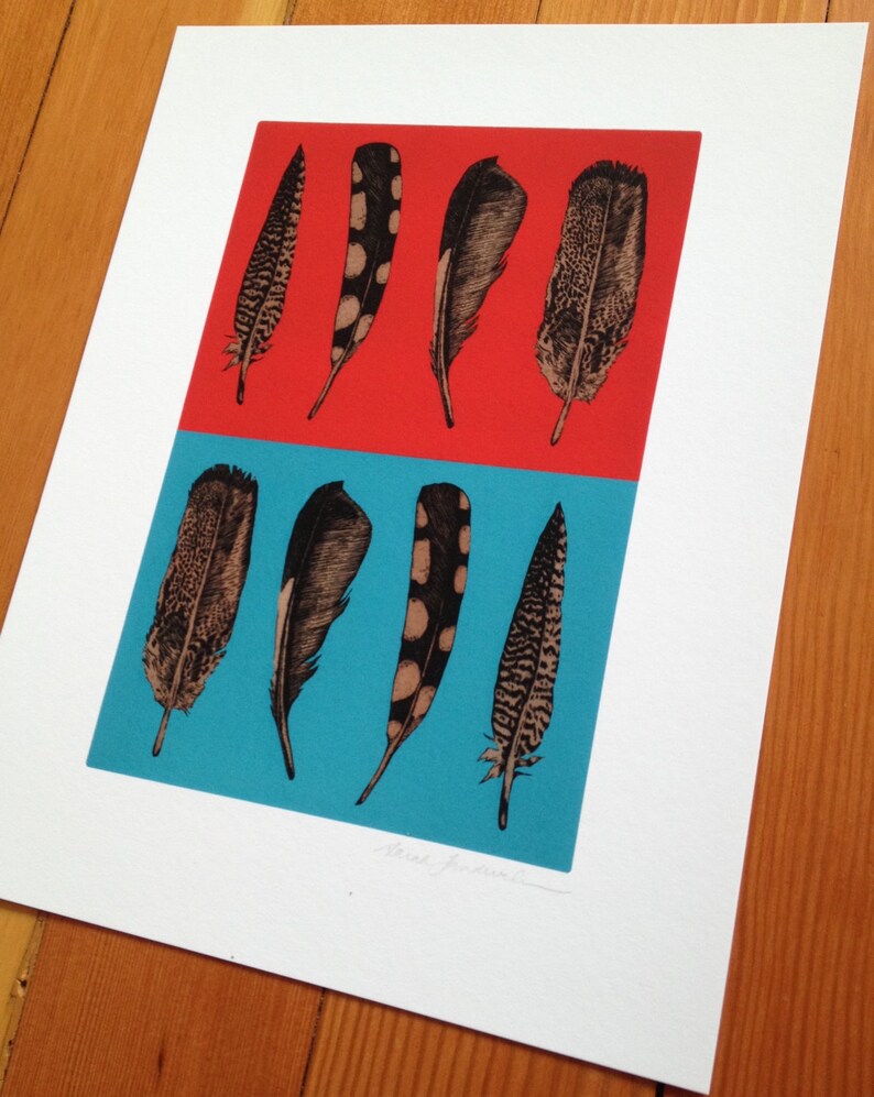 Feathers Print Bird Lover Bird Lover Gift Feather - Etsy