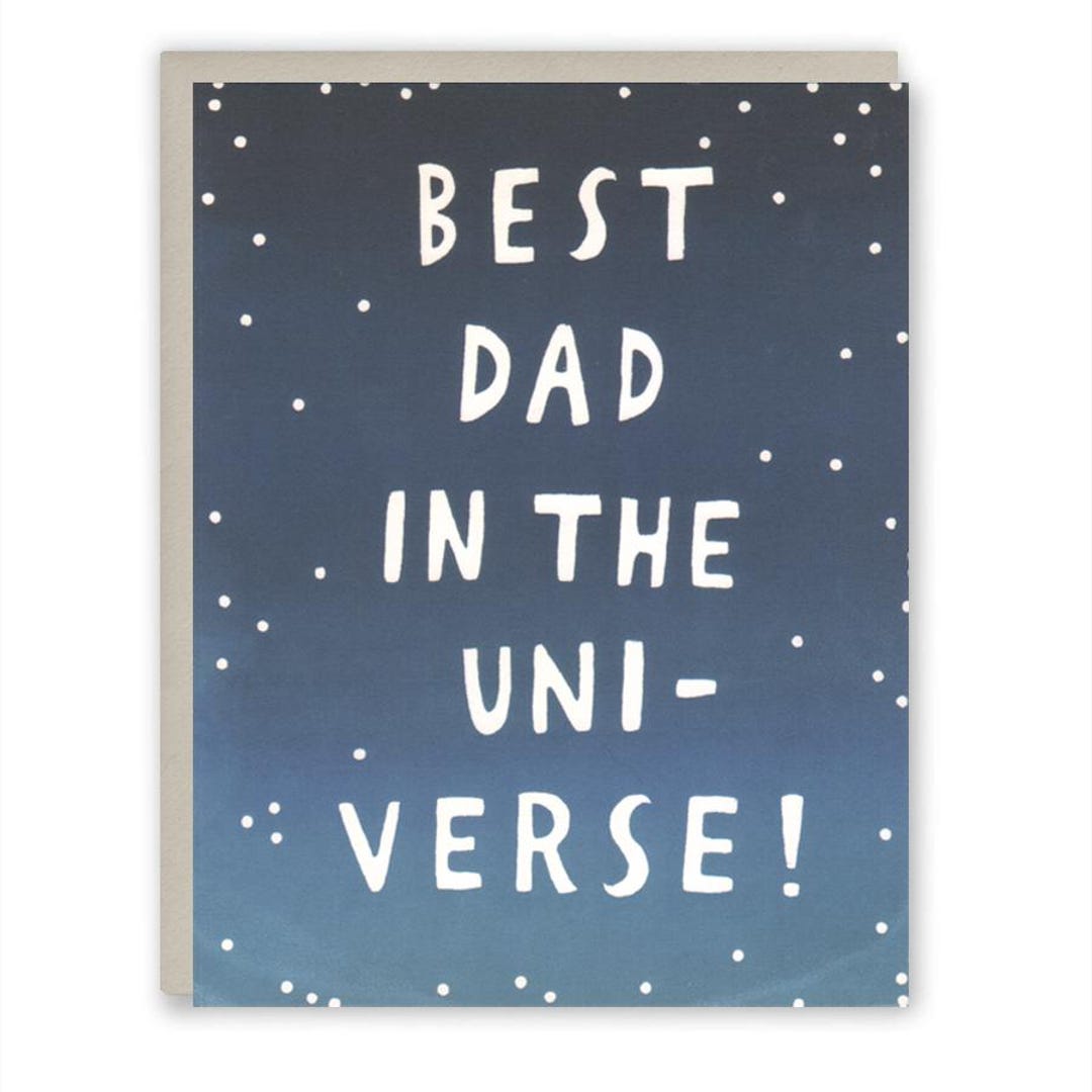 Father’s Day Card | Space Card | Best Dad Card | Universe - Etsy