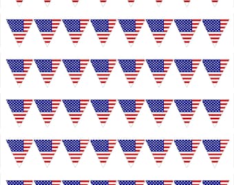 American flag bunting | Etsy