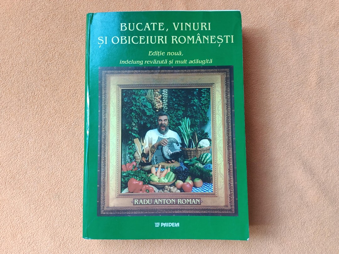 Carte De Bucate, Radu Anton Roman, Romanian Edition, Paperback, 2001 - Etsy