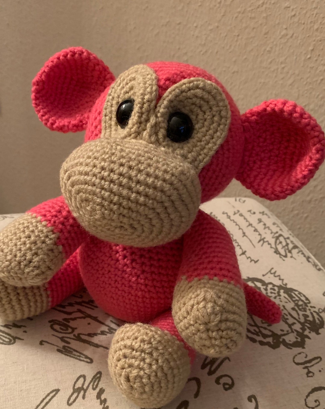 Marney the Stuffed Monkey - Etsy