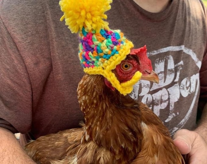 Crochet Chicken Hat Pattern - Etsy