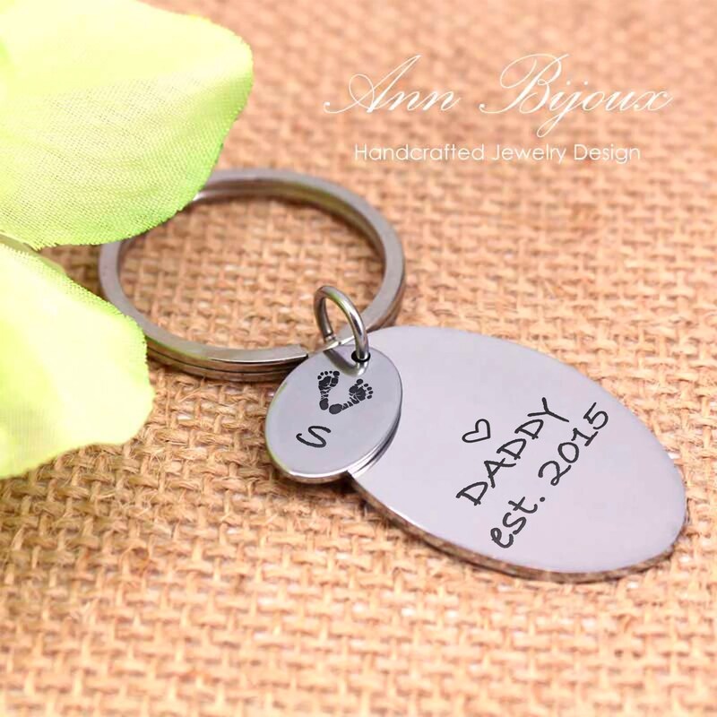 Father Keychain - Etsy