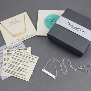 Personalized Name Necklace: Laser Engraved Stainless Steel Pendant - Etsy