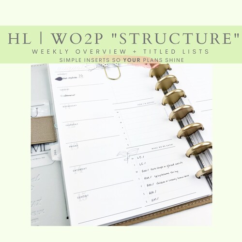 Half Letter Planner Inserts Printable Daily Inserts | Etsy