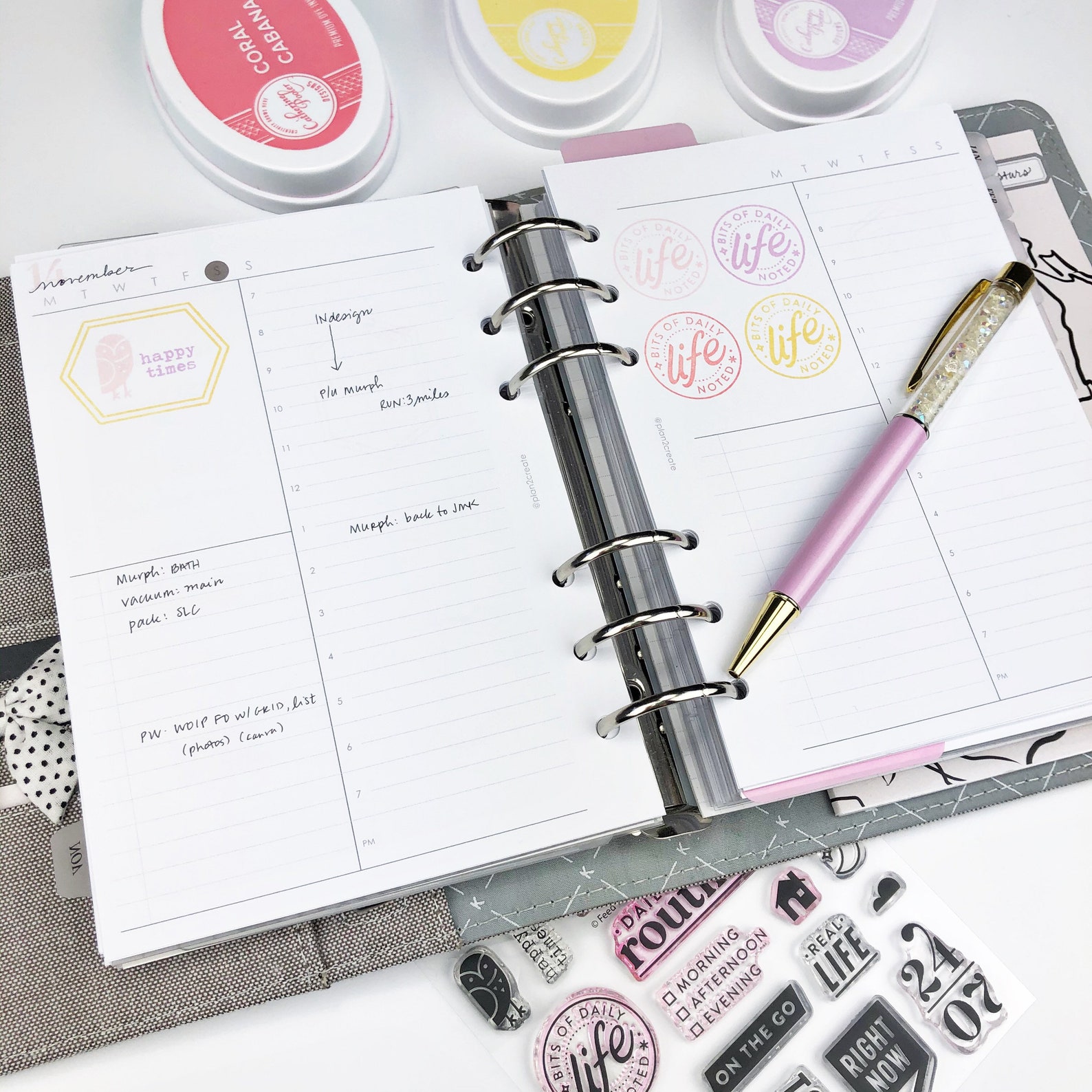 Personal Wide Planner Inserts DAILY Planner Printable Etsy personal-wide-planner-inserts-daily-planner-printable-etsy