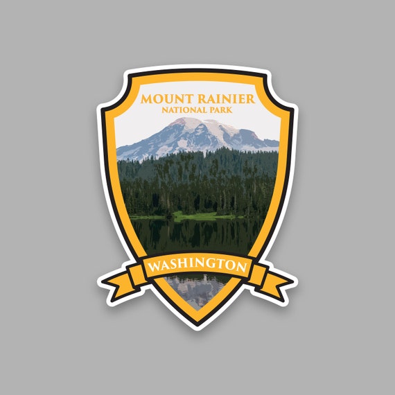 Mount Rainier National Park Premium Magnet - Etsy