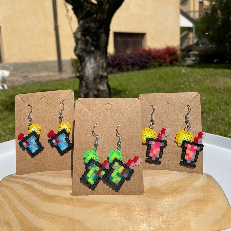 Hama Bead Jewelry - Etsy