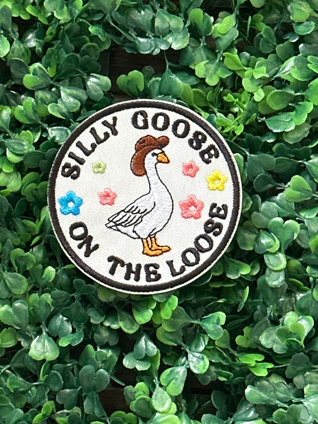Silly Goose on the Loose - Carefree - Mischievous - Embroidery Iron on ...