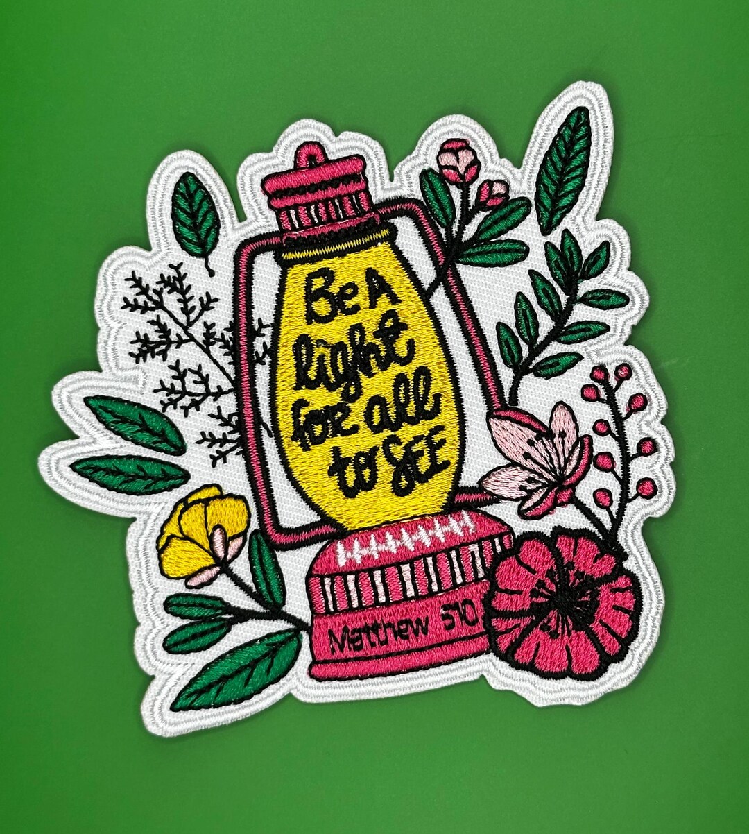 Be A Light for All to See Lantern Flowers Christian Scripture Matthew 5 ...