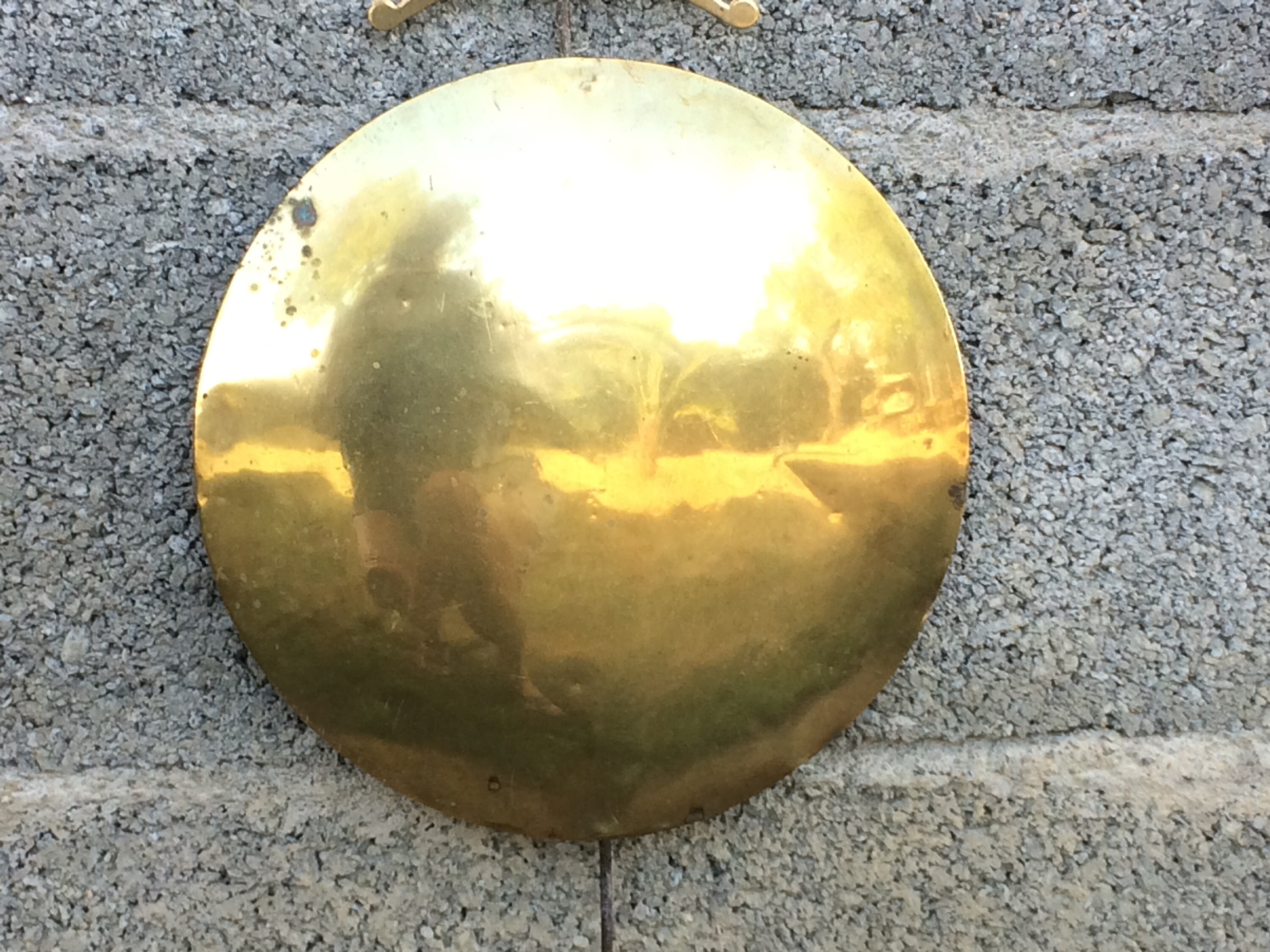 Antique Brass Clock Pendulum, Gold Wall Decor - Etsy