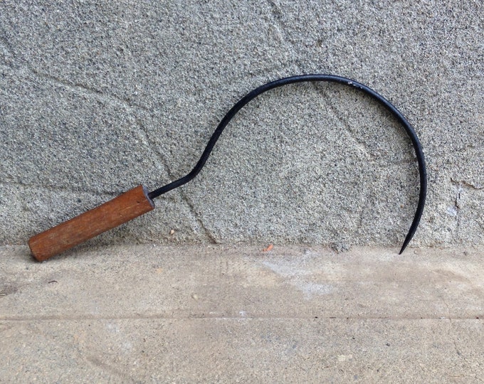 Hay Hook Straw Bail Hook Hay Lifter or Farm Hook, French Vintage ...