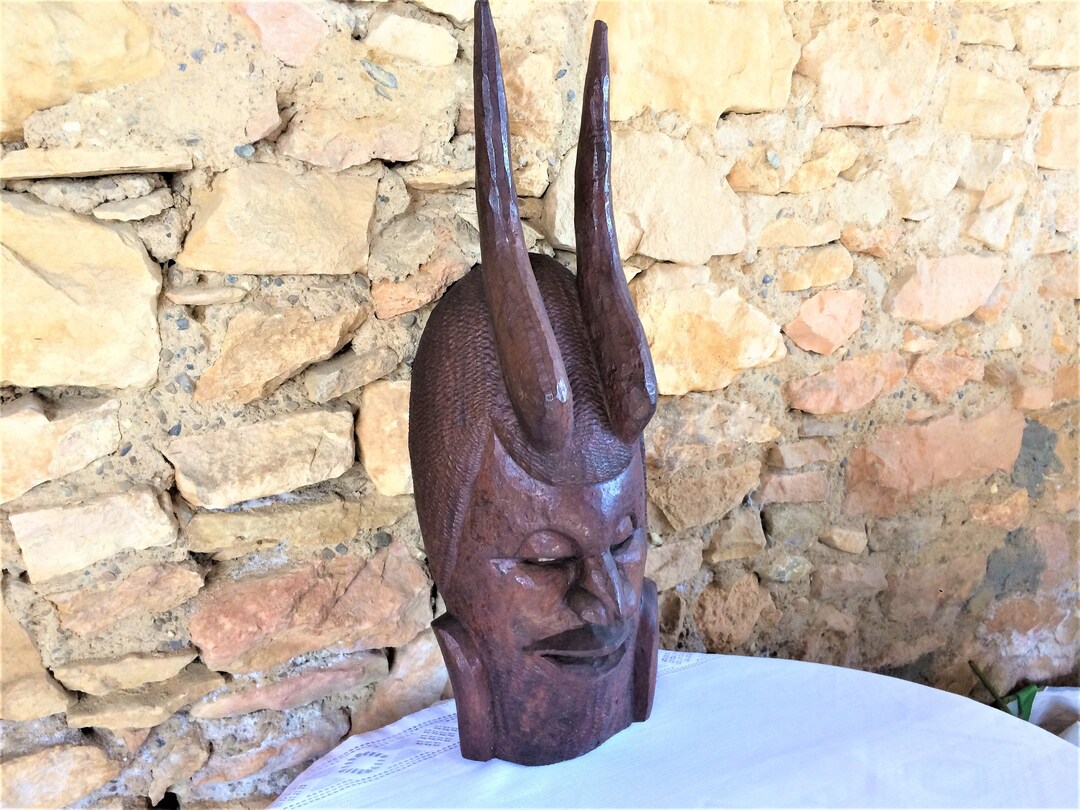 Large Tribe Mask, Handmade African Good Luck Talisman - Etsy