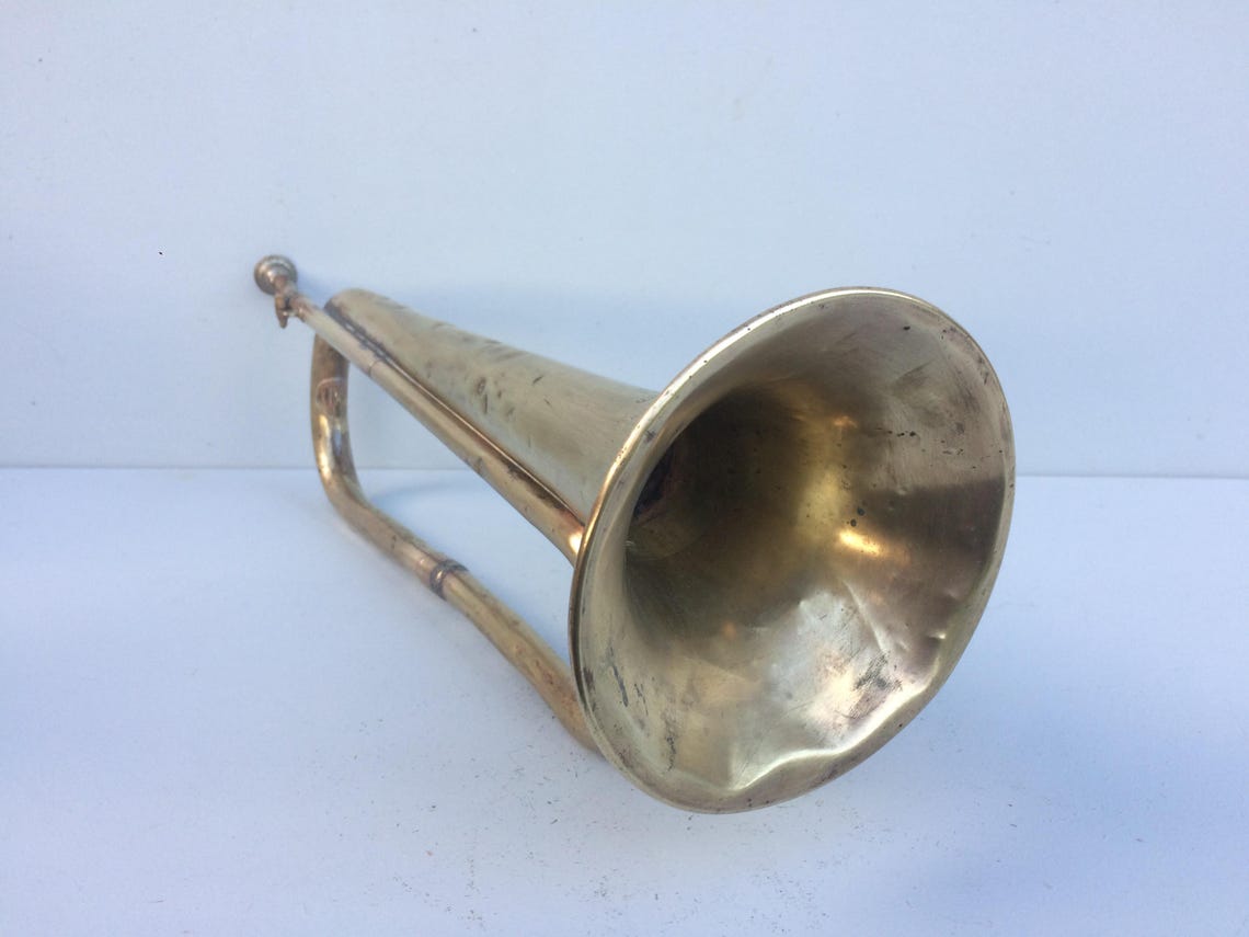 WW1 Military Bugle, French Antique Army Signal Horn - Etsy