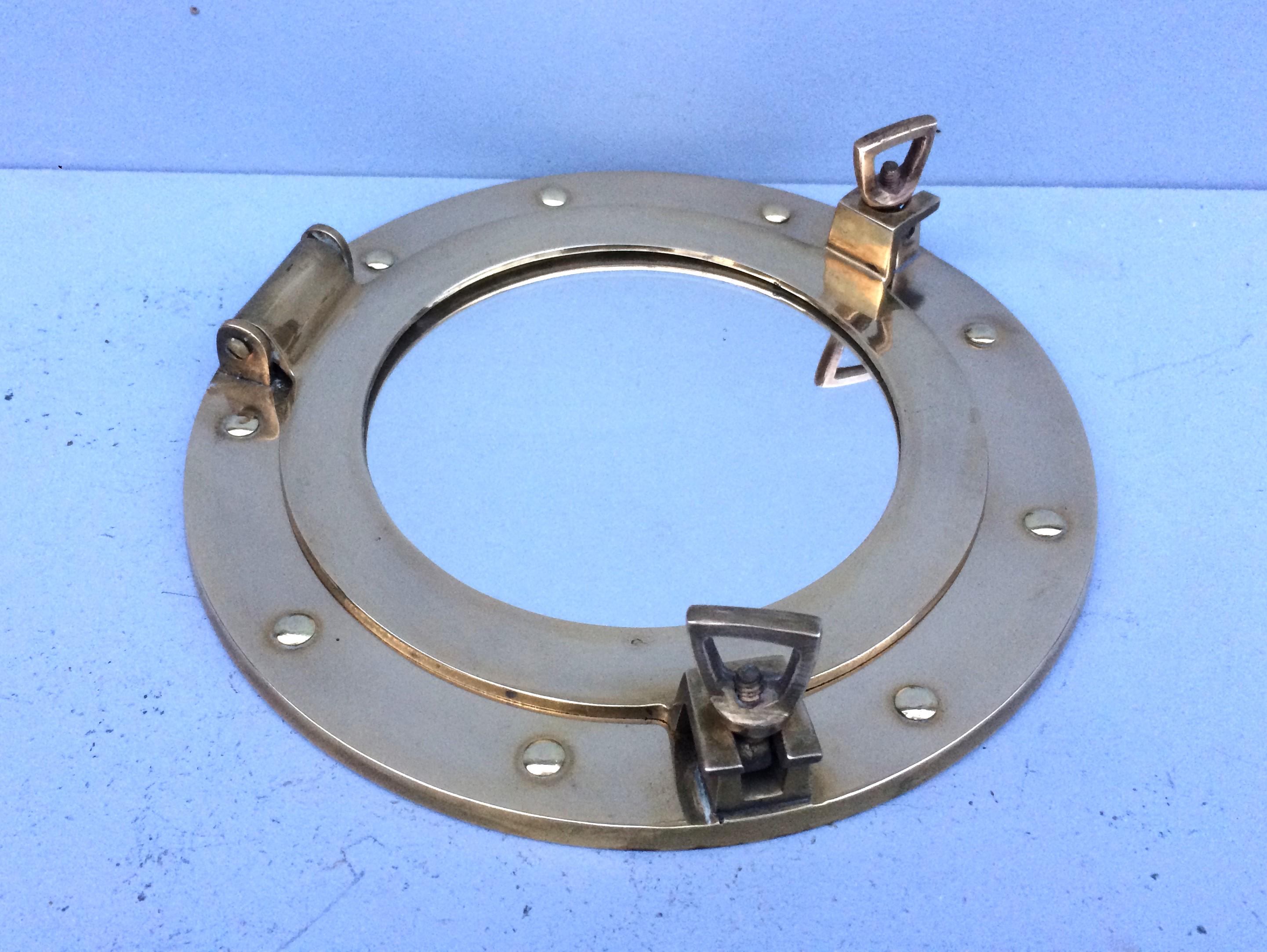 Brass Porthole Mirror, Nautical Decor, Vintage Porthole Ornament - Etsy