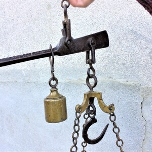 French Antique Roman Balance Scale, Decorative Industrial ...