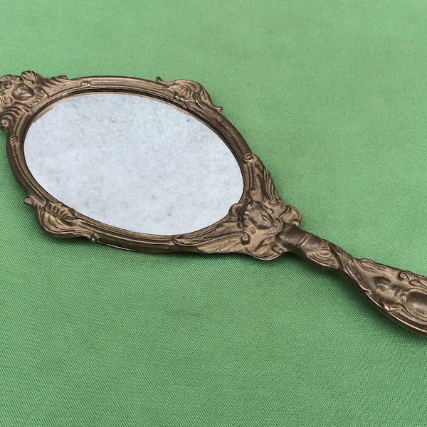 Antique Hand Mirror - Etsy