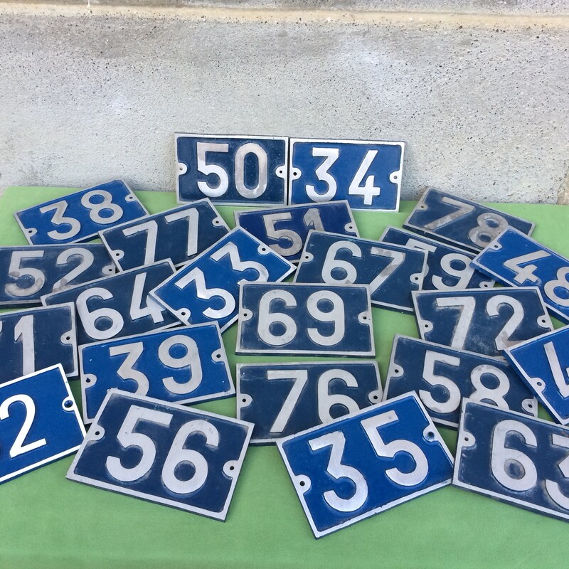 French House Numbers - Etsy
