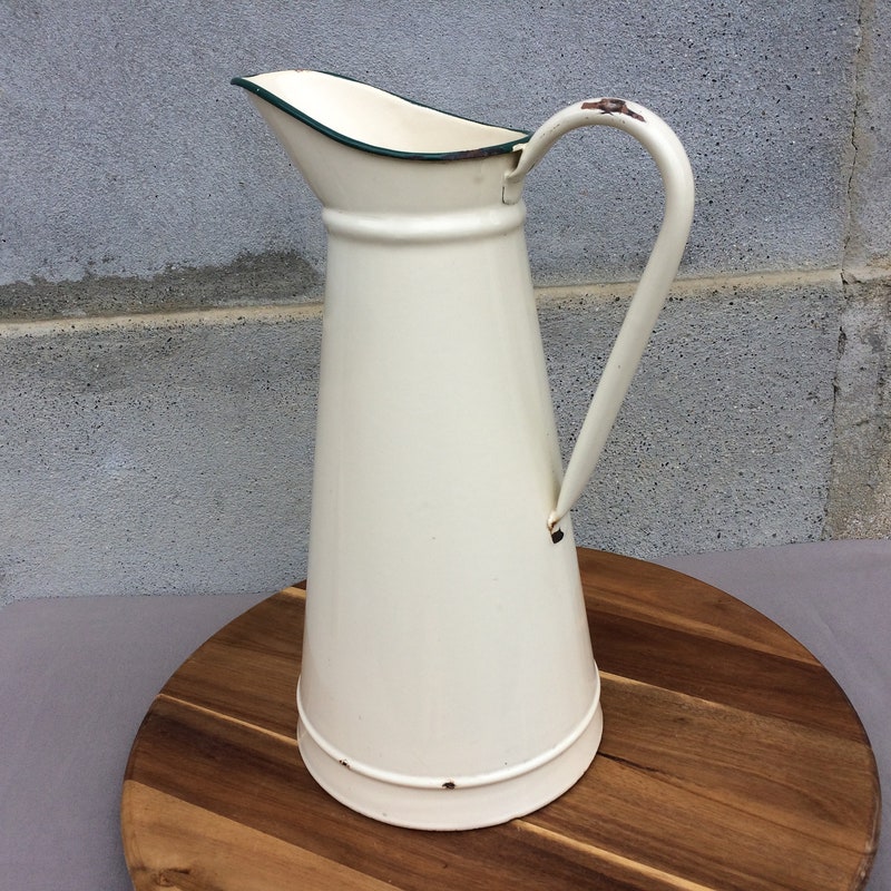 Enamel Pitcher - Etsy