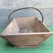 Large Wooden Trug, Indoor or Outdoor Basket With Bentwood Handle - Etsy