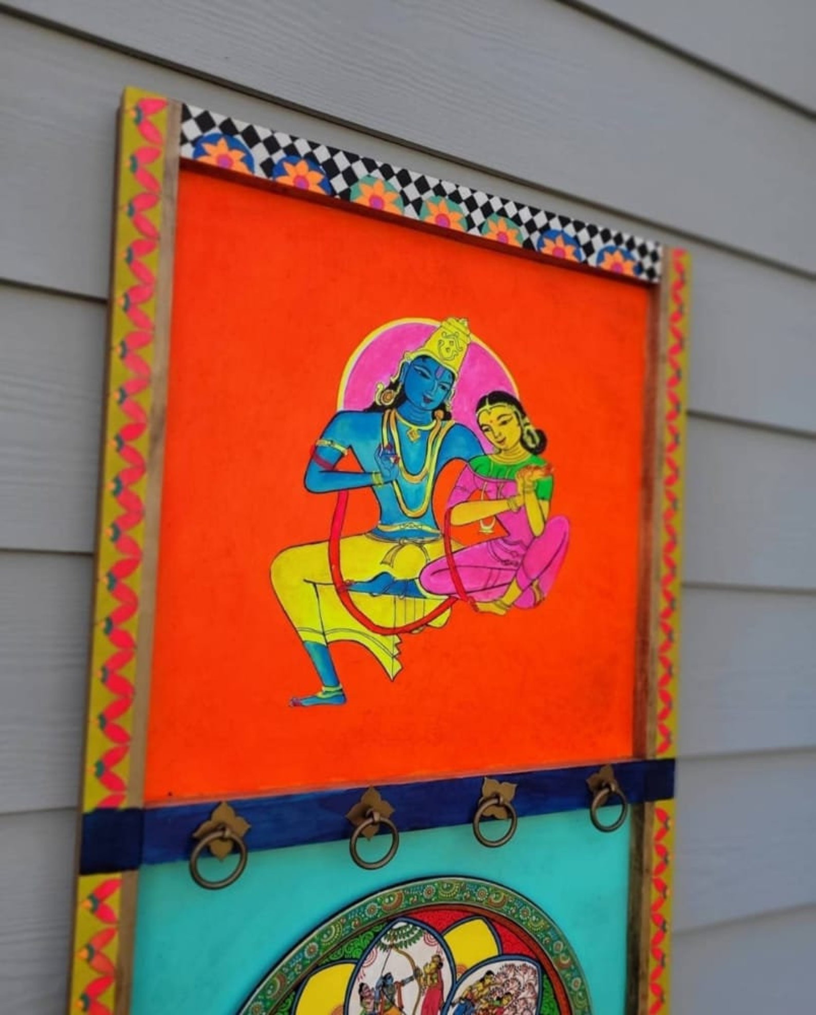 Shri Rama Door Panel - Etsy