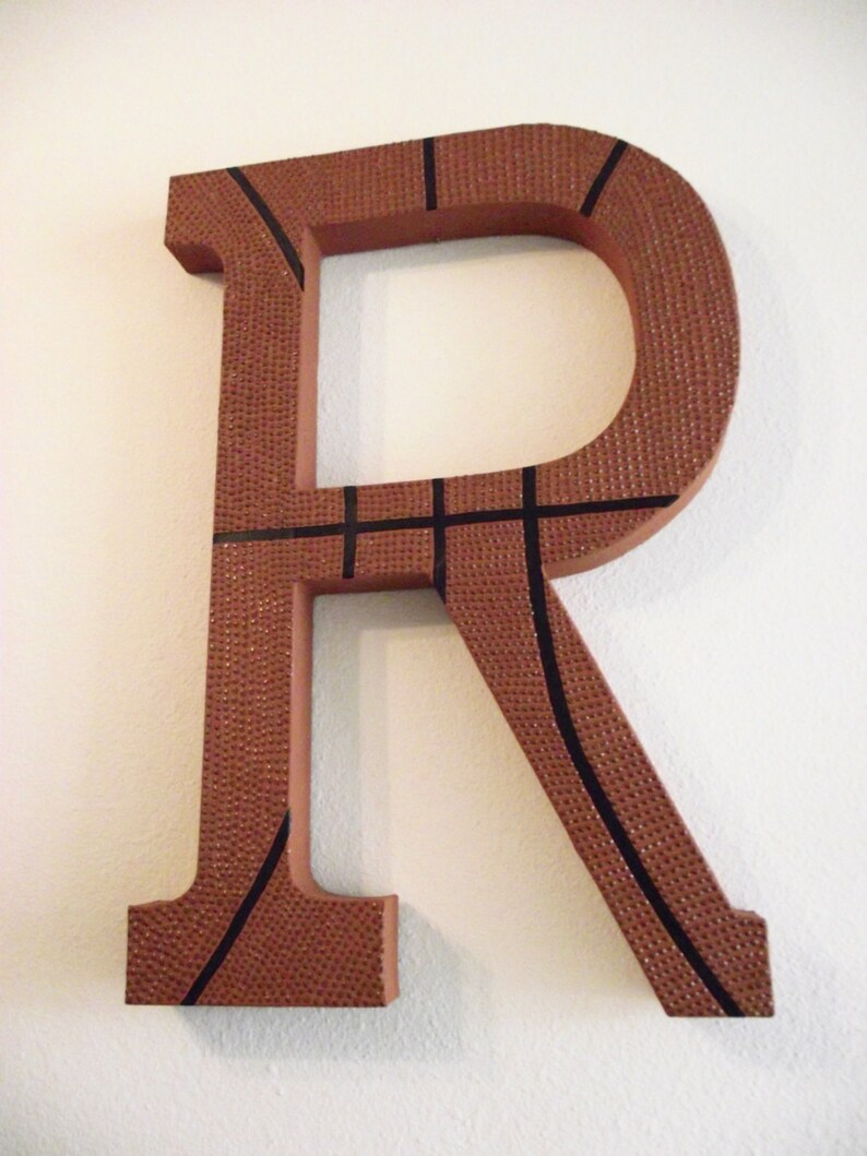 24 Custom Basketball Letter Sports Theme | Etsy
