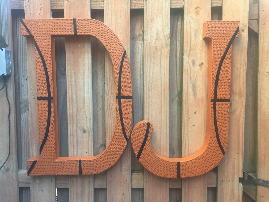 24 Custom Basketball Letter Sports Theme | Etsy