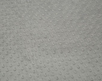 Gray Minky Fabric | Etsy