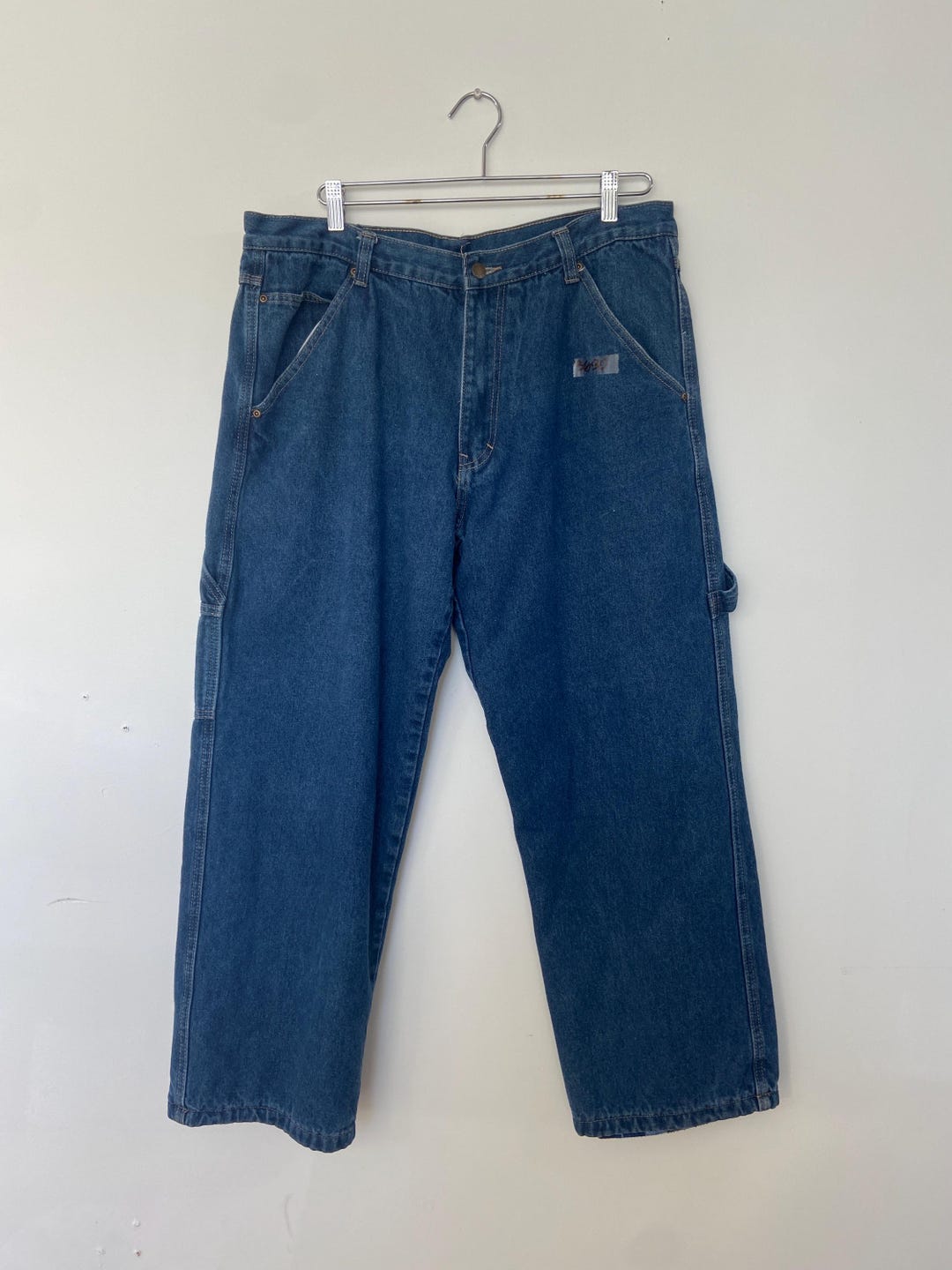 Retro 90s Smiths Work Wear Flannel Lined Utility Jean 36x30 - Etsy