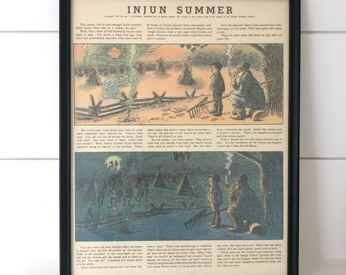 Vintage Injun Summer by John T. Mccutcheon 1912 - Etsy