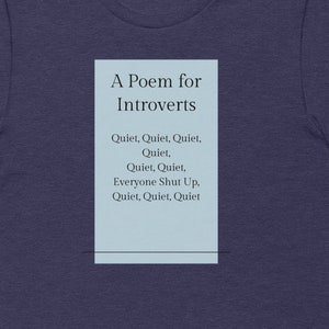 Poem for Introverts - Etsy