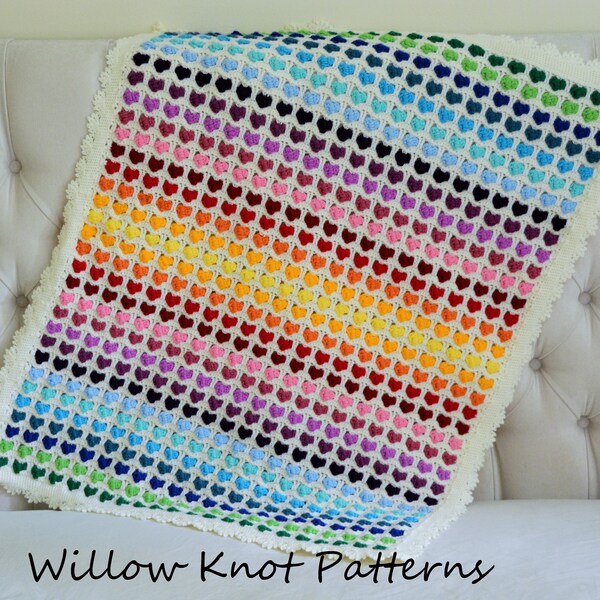 CROCHET PATTERN the Amore Blanket stroller, Cot, Single, Double, Queen ...