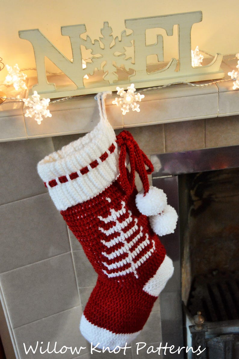 CROCHET PATTERN the Nordic Dreams Stocking Crochet - Etsy