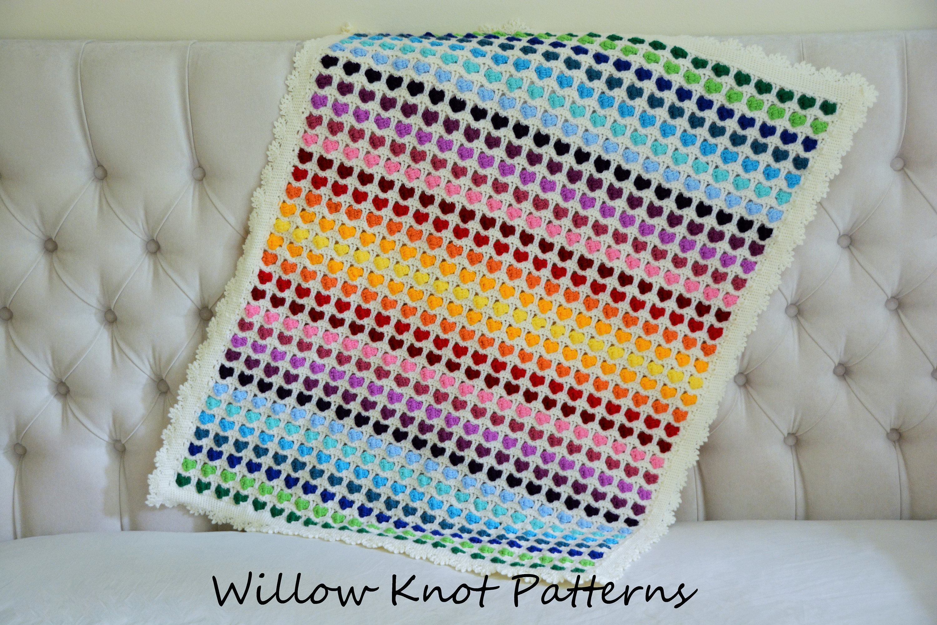 CROCHET PATTERN- the Amore Blanket (stroller, Cot, Single, Double ...