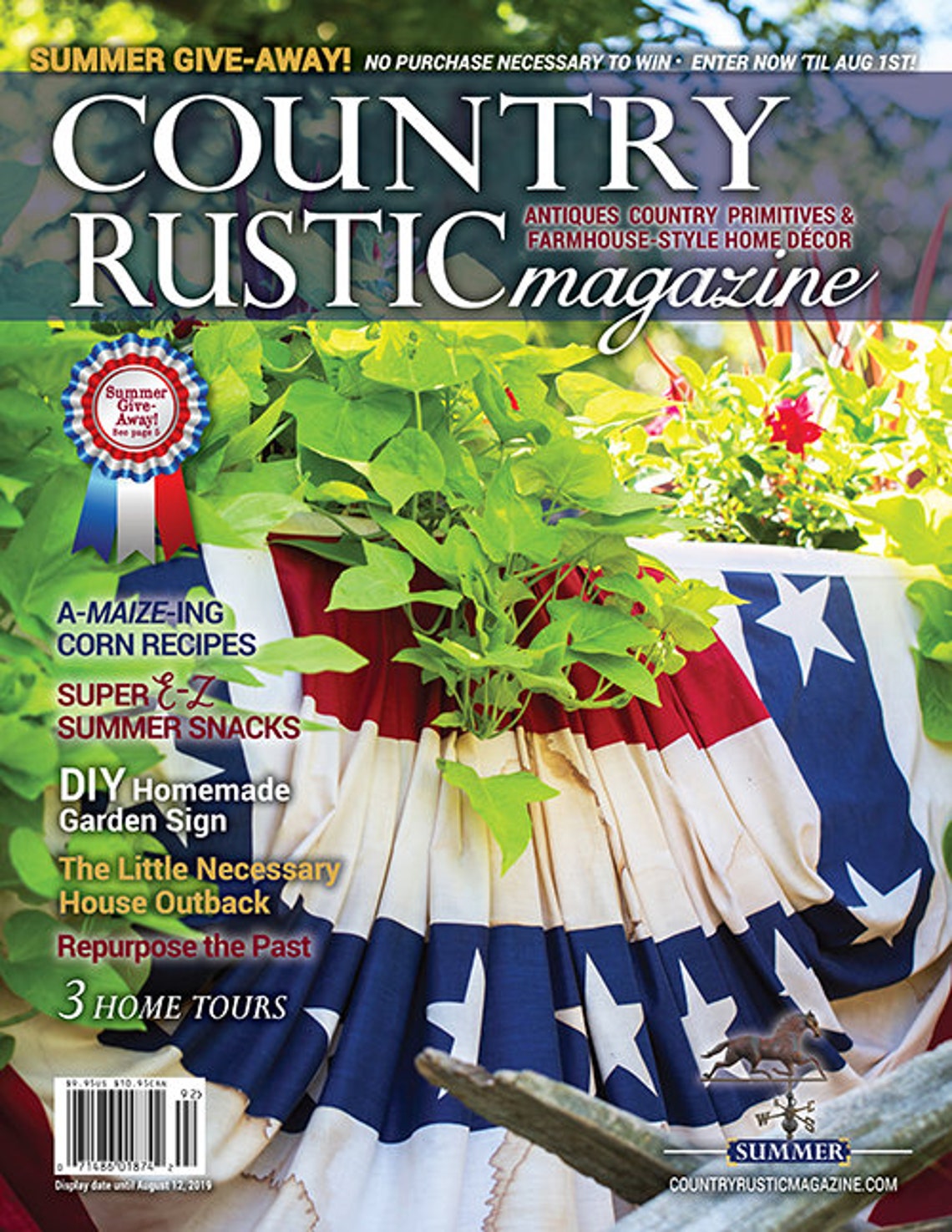 Past Issue of Country Rustic Magazine Winter 2018 Fall 2019 | Etsy
