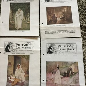 Primary Lesson Stories by Margaret M Clemens Year 1 Leaflet 2-13 - Etsy
