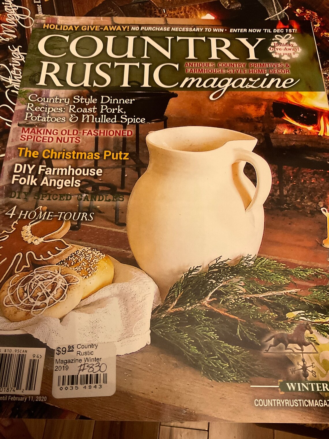 Past Issue of Country Rustic Magazine Sum 2018 Winter 2018 - Etsy