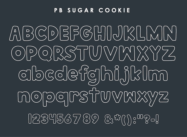 Perfect Blend Font Duo: PB Sugar Cookie PB Caffeine Then - Etsy