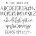 Perfect Blend Font Duo: PB Iced Lemon Loaf + PB Brewing With Joy ...