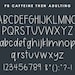 Perfect Blend Font Duo: PB Sugar Cookie + PB Caffeine Then Adulting ...