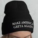 Make America GRETA Again Embroidered Cuffed Beanie | Climate Change Hat ...