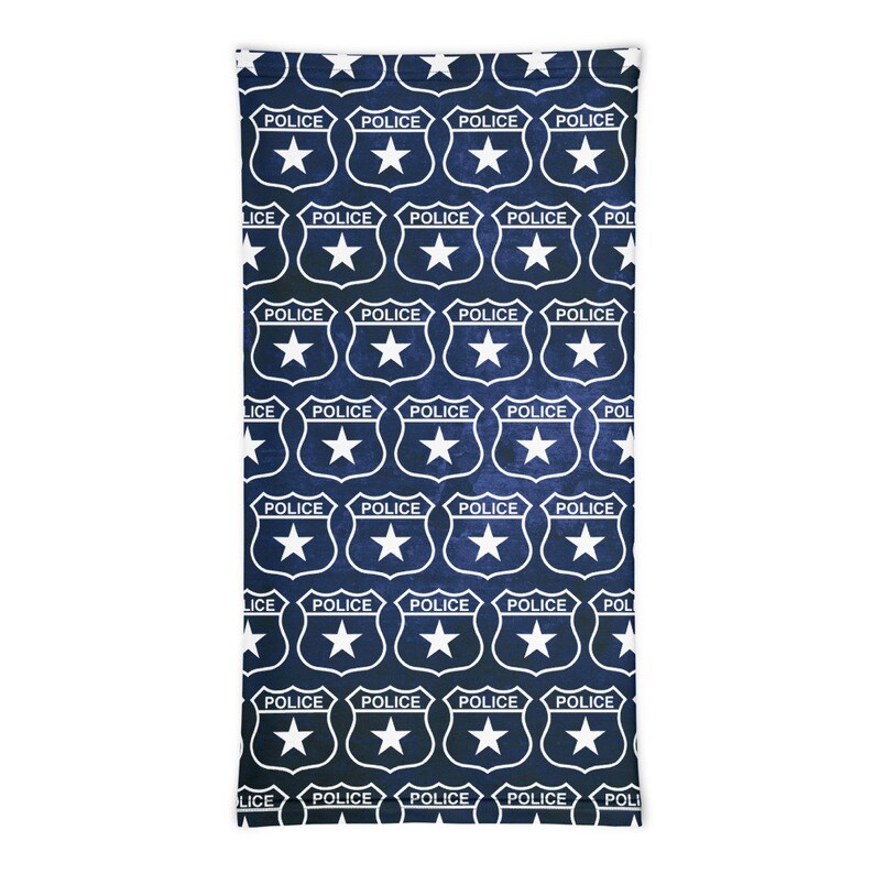 Police Washable Face Mask Neck Gaiter Law Enforcement | Etsy